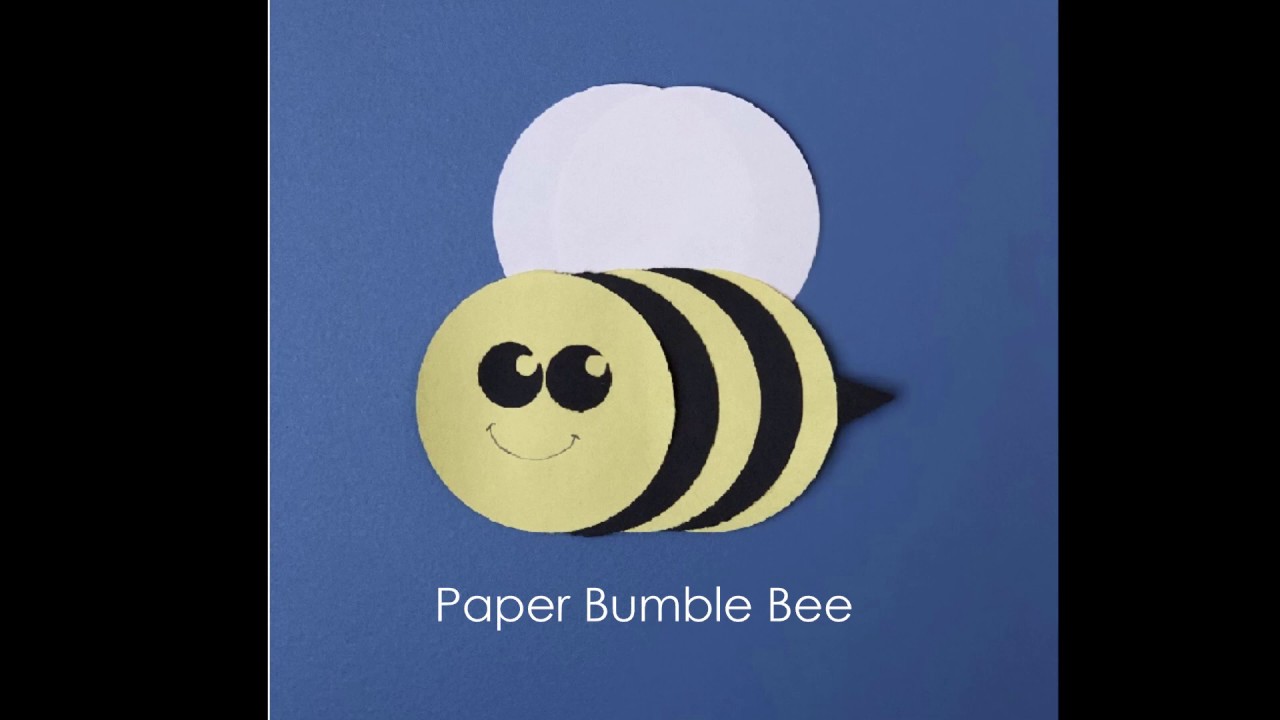 Paper Bumble Bee - YouTube