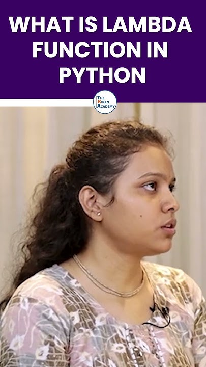 What Is Lambda Function In Python? - YouTube