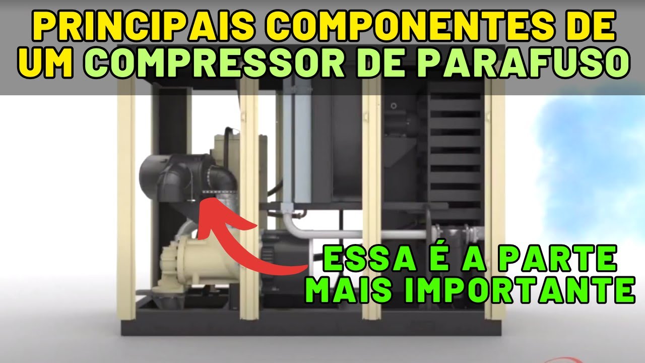 Principais componentes de um Compressor de Parafuso! - YouTube