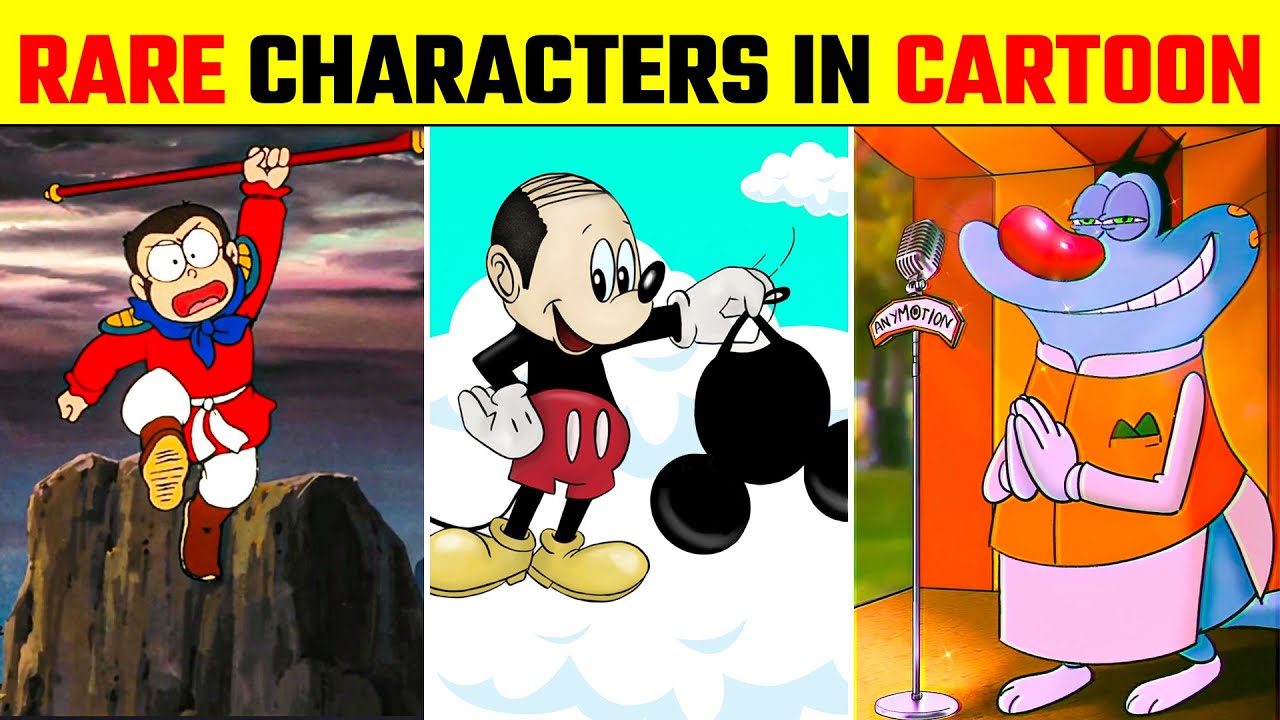 RARE CHARACTERS OF CARTOONS AND ANIME - YouTube