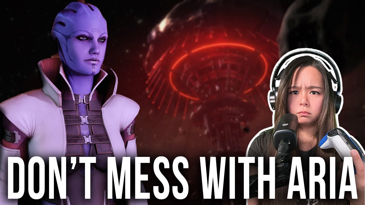 Don't Mess With Aria in Mass Effect 3 Gameplay Part 4 Legendary Edition ...