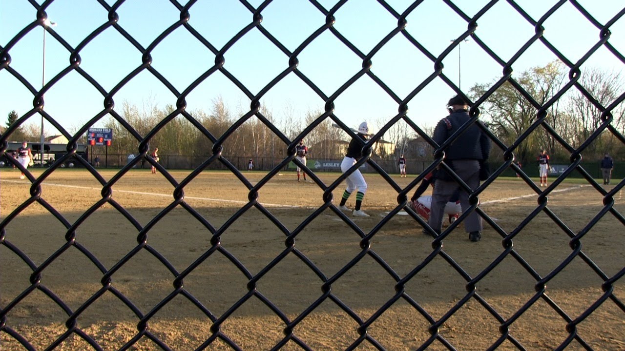 Lesley Softball vs. NEC - YouTube