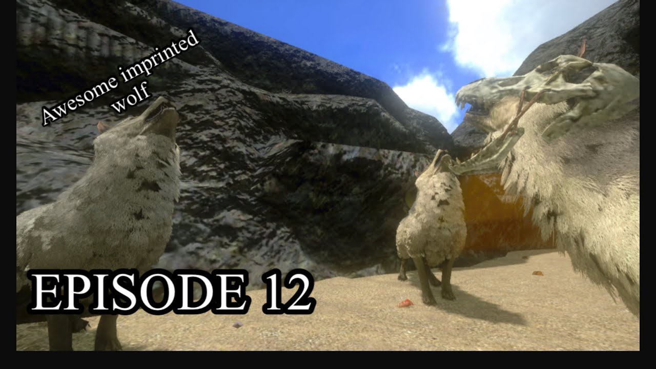 Ark mobile 12 series 2(Fully imprinted wolf and petaradon tamed) - YouTube