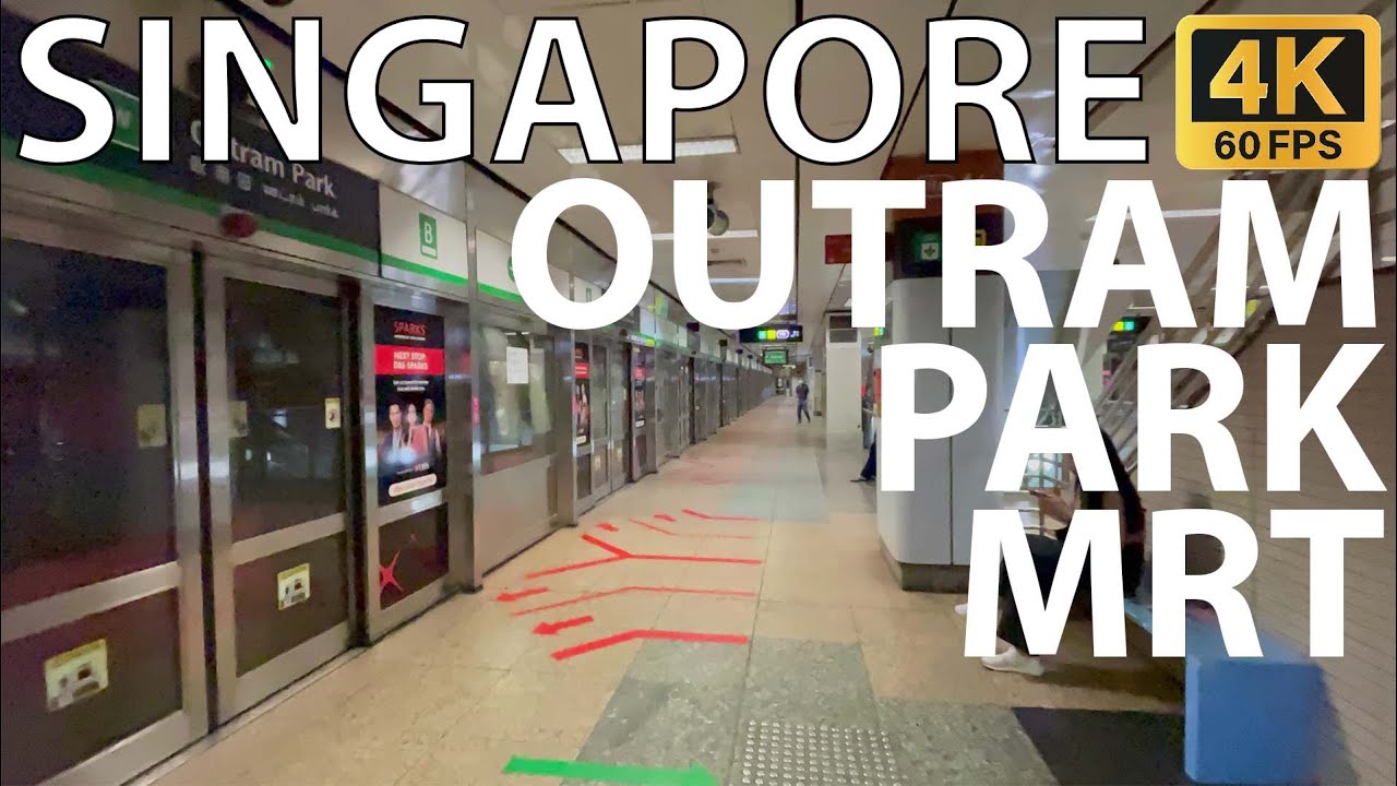 🇸🇬 Outram Park MRT Interchange Station Walking Tour (Paid Area) Walking ...