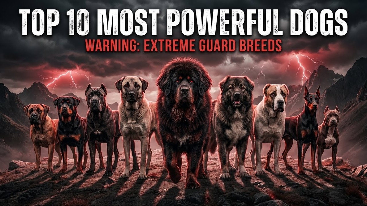Top 10 most powerful dogs in the world - YouTube