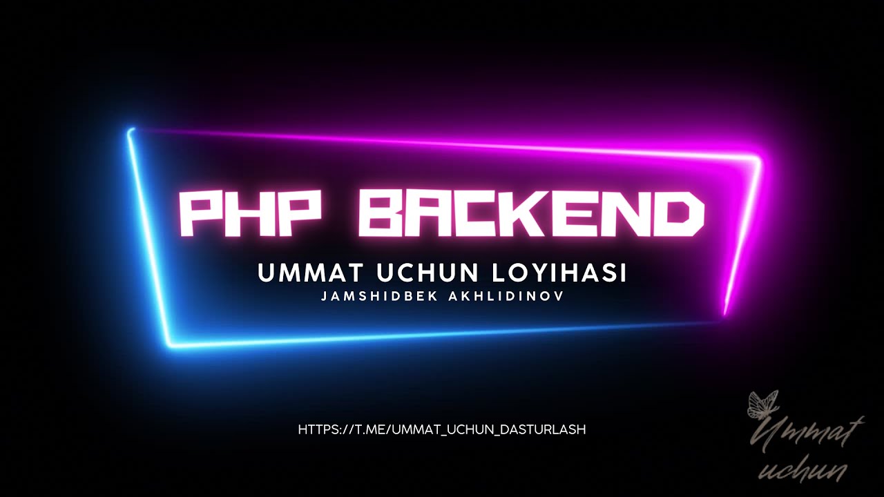 Php backend 7 - dars - YouTube