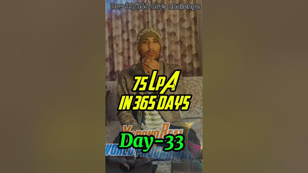 Day-33/365 daya challenge to achieve 75 LPA #pythonlearning #motivation #education #shorts # ...