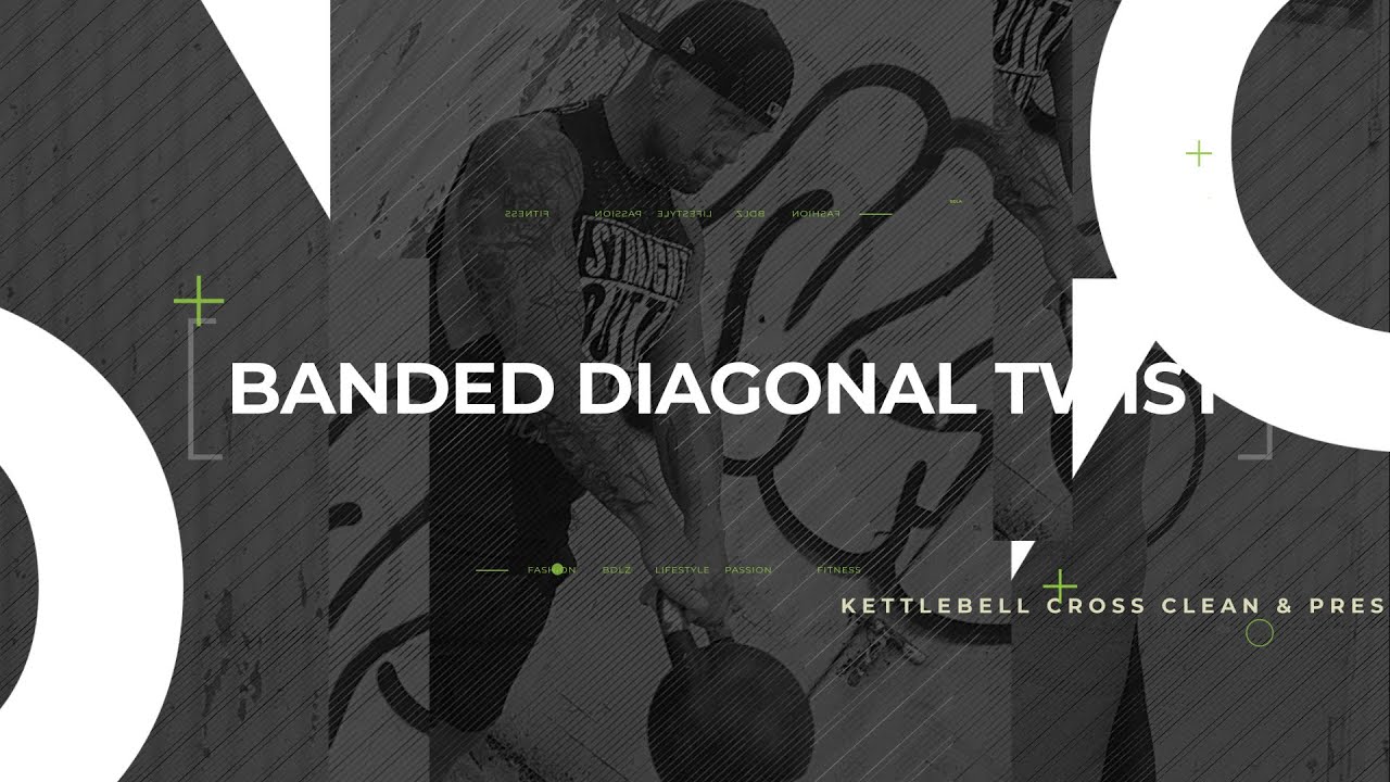 EXERCISE LIBRARY | Banded Diagonal Twist - YouTube