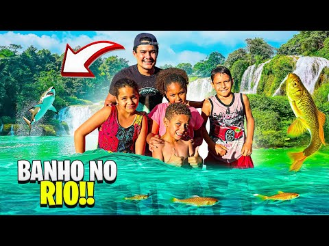 BANHO NO RIO