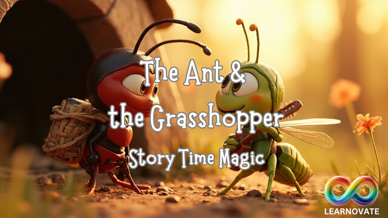The Ant and the Grasshopper 🐜🎻 | A Story About Kindness ...