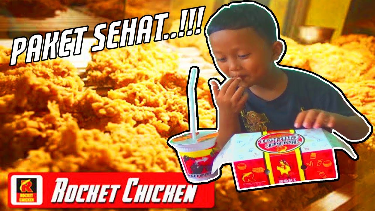 REVIEW + MAKAN rocket chicken paket sehat || Katanya murah!!!!!?? - YouTube