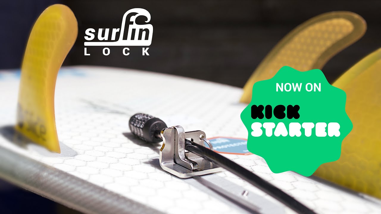 NEW surfboard lock - surfinlock on KICKSTARTER - YouTube