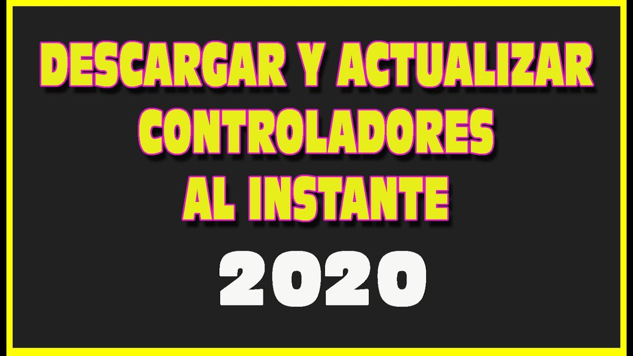 Como descargar y actualizar Controladores drivers automaticamente PC ...