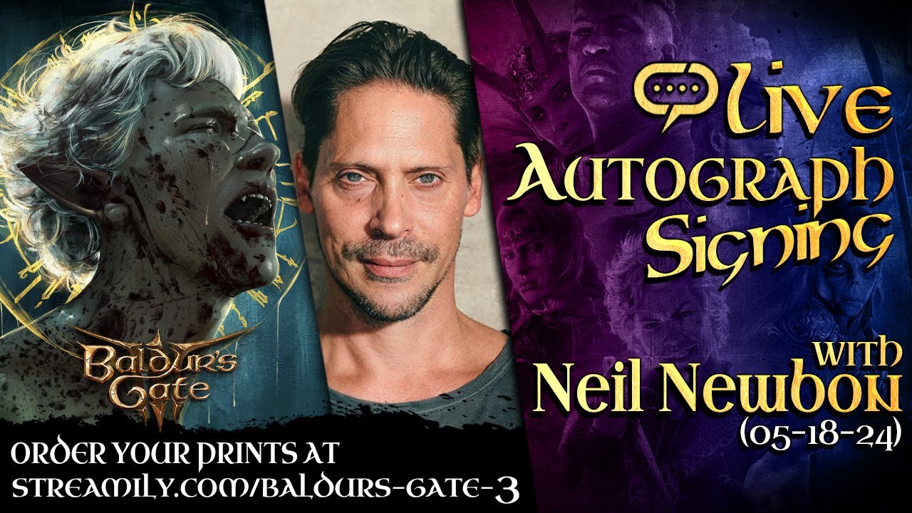 Neil Newbon | BG3, Lonley Heart Heisy & Resident Evil Village | Q&A and ...