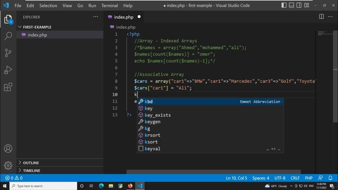 23 Php Associative Arrays Youtube