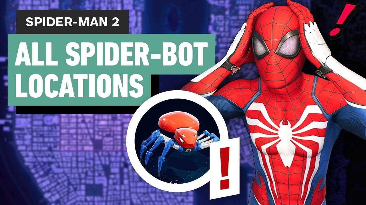 Spider-Man 2: All Spider-Bot Locations - YouTube