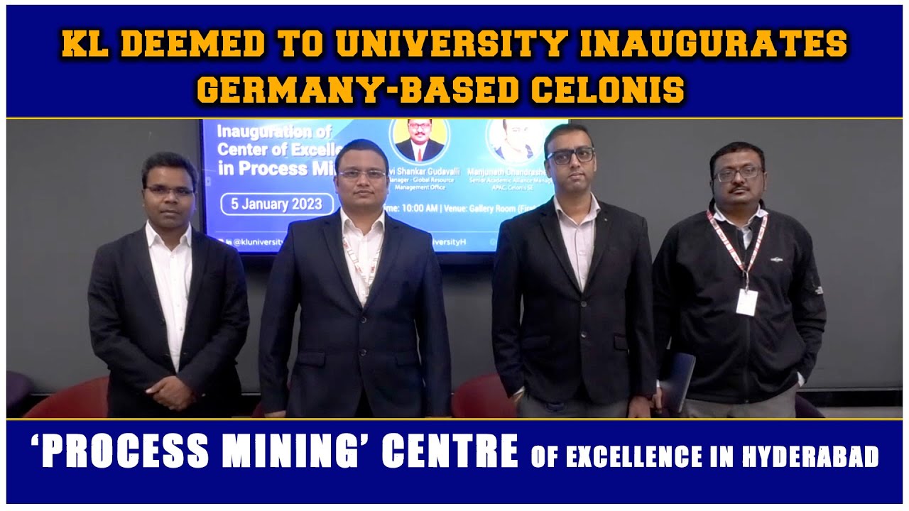 KL University Inaugurates Germany Based Celonis 'Process Mining' Centre ...