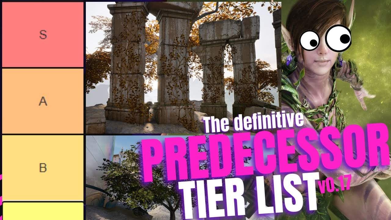 The Definitive Predecessor Tier List v0.17 (foliage) - YouTube