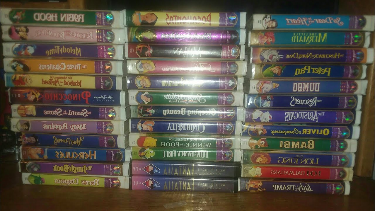 My Disney Vhs Collection (Masterpiece) Pt2 - YouTube