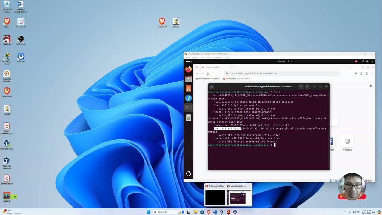 Temática 1: DHCP Server, DNS Server y Controlador de Dominio Nethserver - YouTube