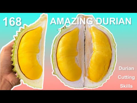 Durian Cutting Skills - YouTube
