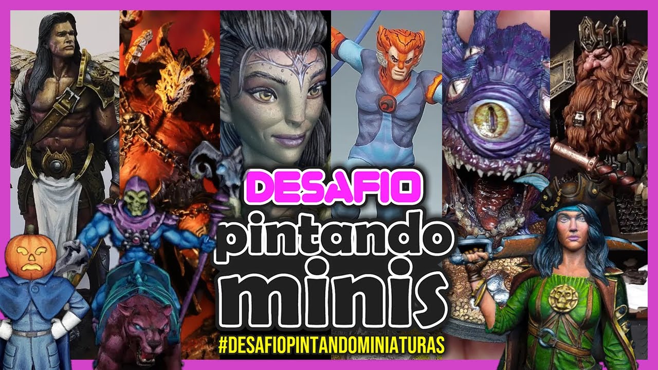 REACT: Desafio Pintando Miniaturas - AGOSTO - AO VIVO - YouTube