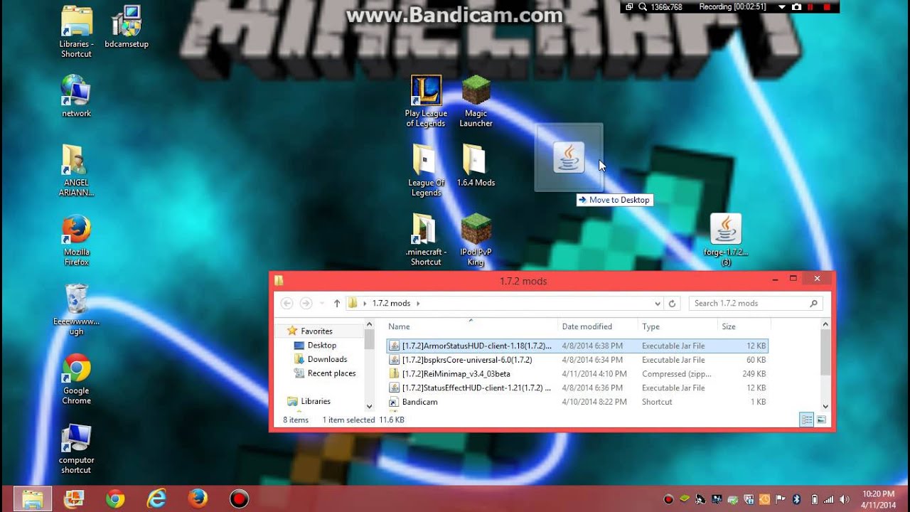 How to download Armour Status HUD and Potion Status HUD - YouTube