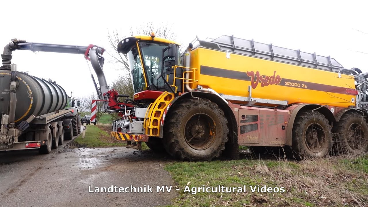 Vredo VT7028-3 - Fendt - ++ / Gärreste - Liquid Slurry 2020 - YouTube