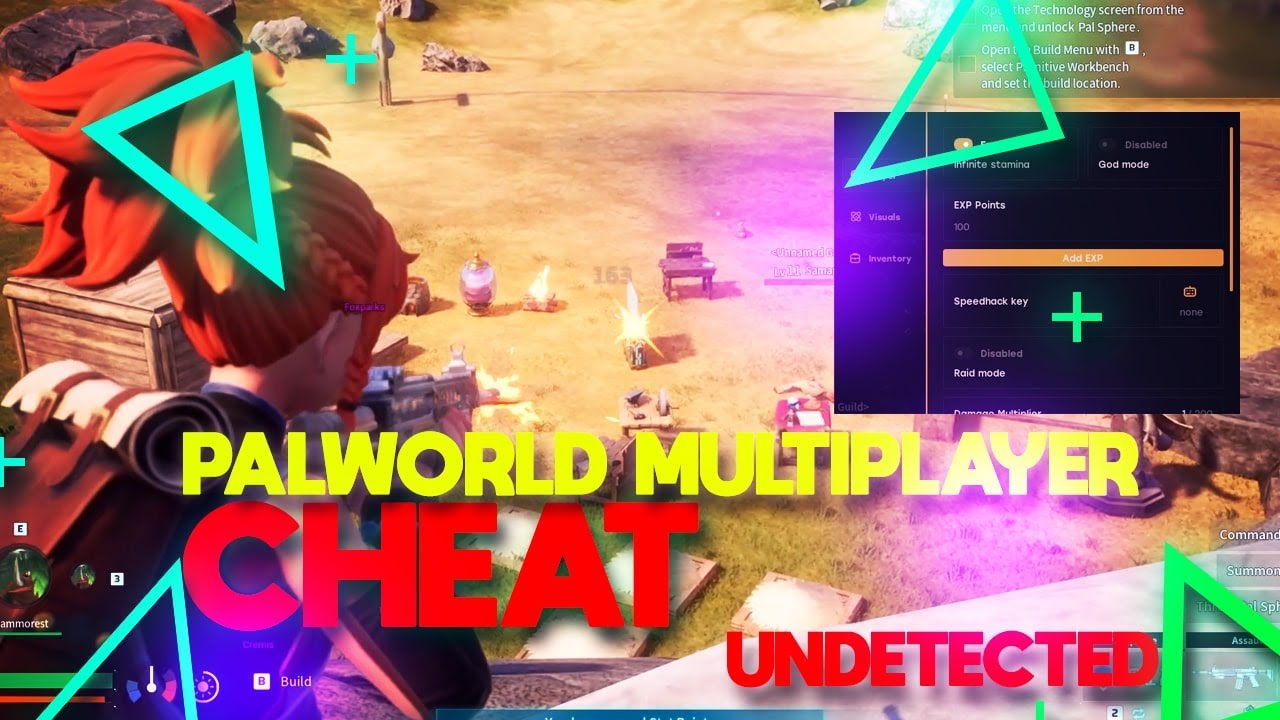 Palworld Cheat Multiplayer w/ PvP Mode, Add Xp, Add Points, Speedhack ...