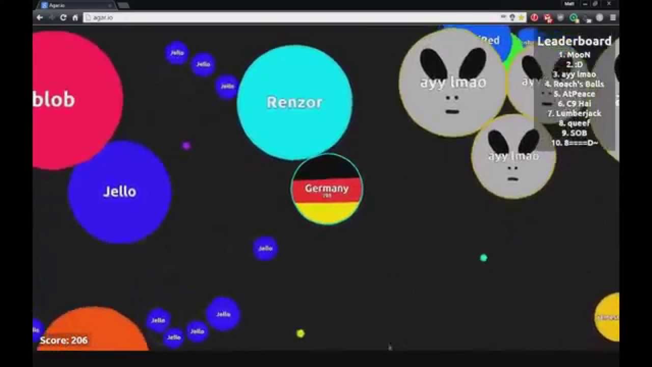 Agar.io gameplay - YouTube