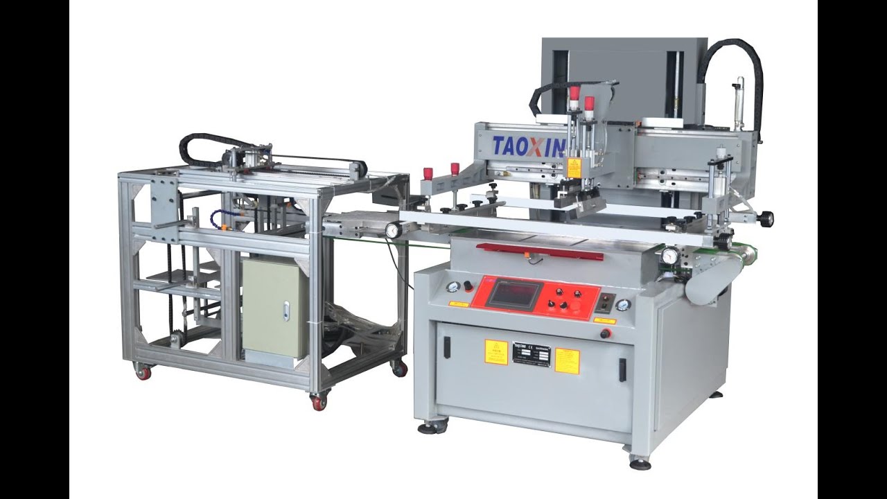 Automatic wood screen printing machine #printingmachine #screenprinting ...
