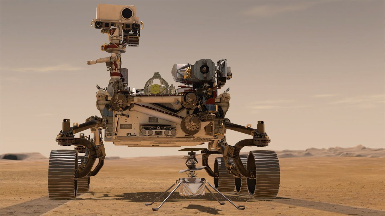 Drone copter to take flight for the first time on Mars - YouTube