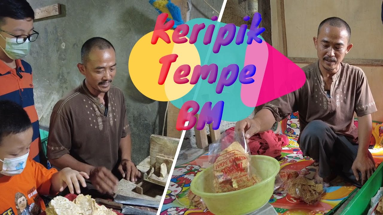 Pembuatan Keripik Tempe BM : Na Josh - YouTube