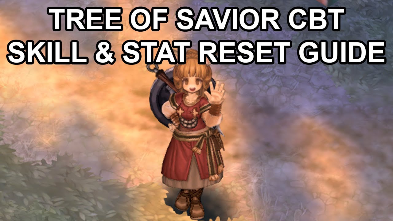 Tree of Savior Online Skill and Stat Reset Guide Tutorial - YouTube