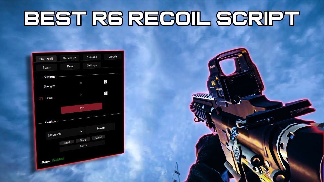 Free #1 No Recoil Rainbow Six Siege | How to get No Recoil Script ...