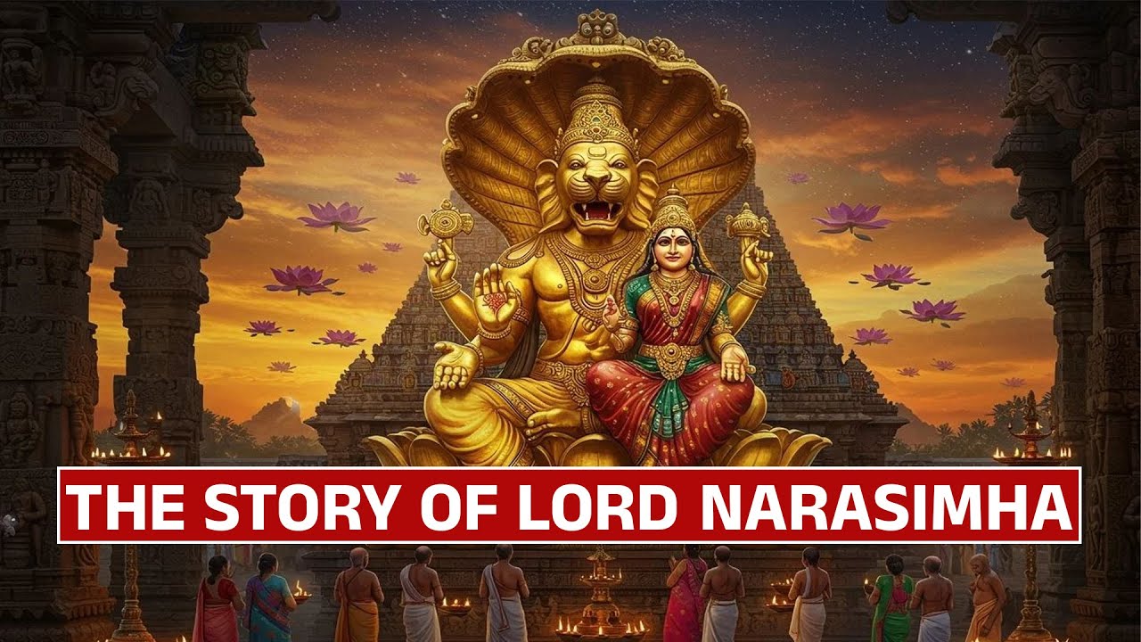 NARASIMHA SWAMI || THE STORY OF LORD NARASIMHA || @avnewsenglish - YouTube