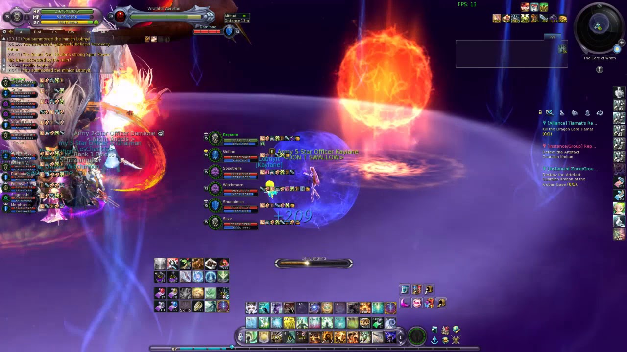 [Aion 4.6] Tiamat Hideout - Wind & Fire form - Full Run - YouTube