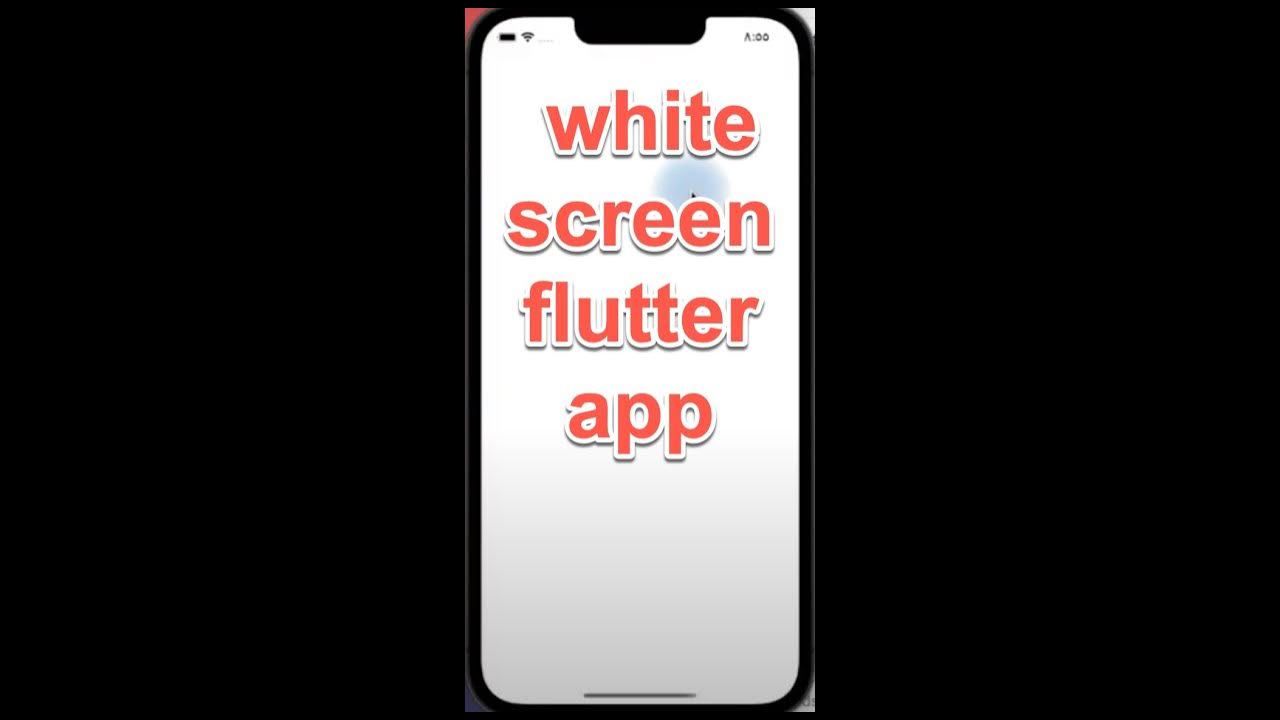 fix flutter ios app shows a white screen and then close after run |Firebase | xcode - YouTube