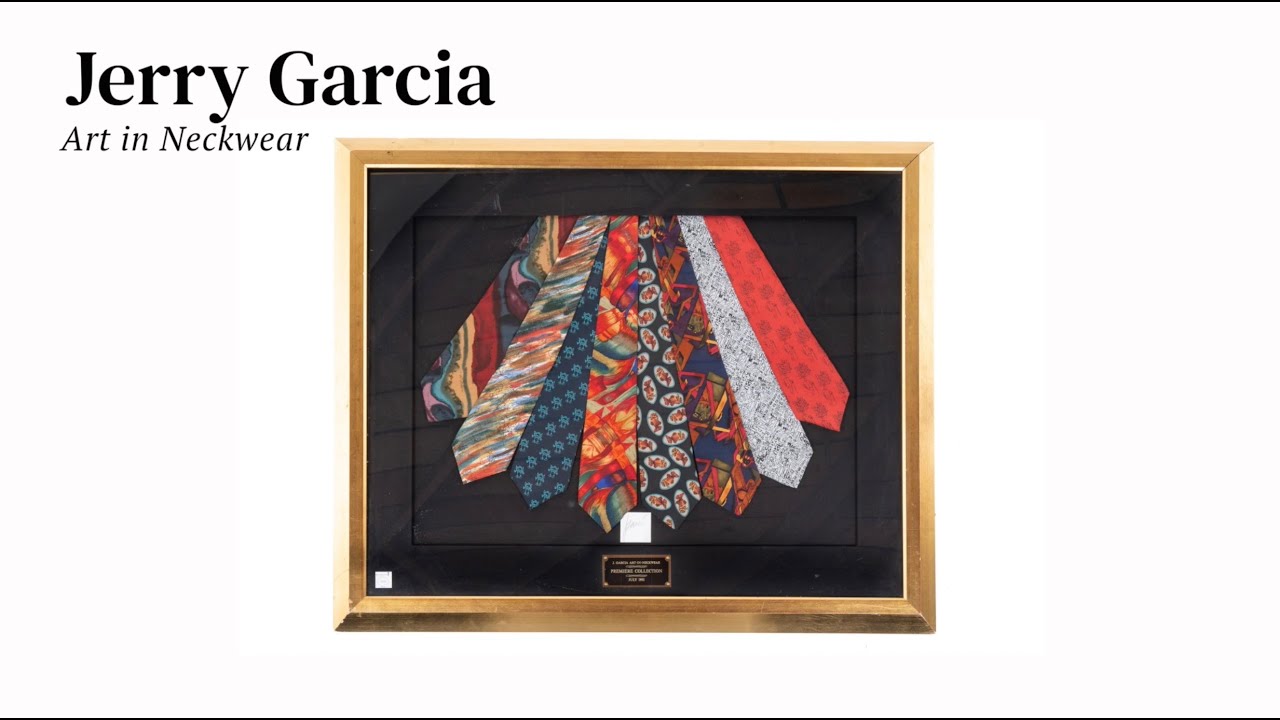 Jerry Garcia Art In Neckwear - YouTube