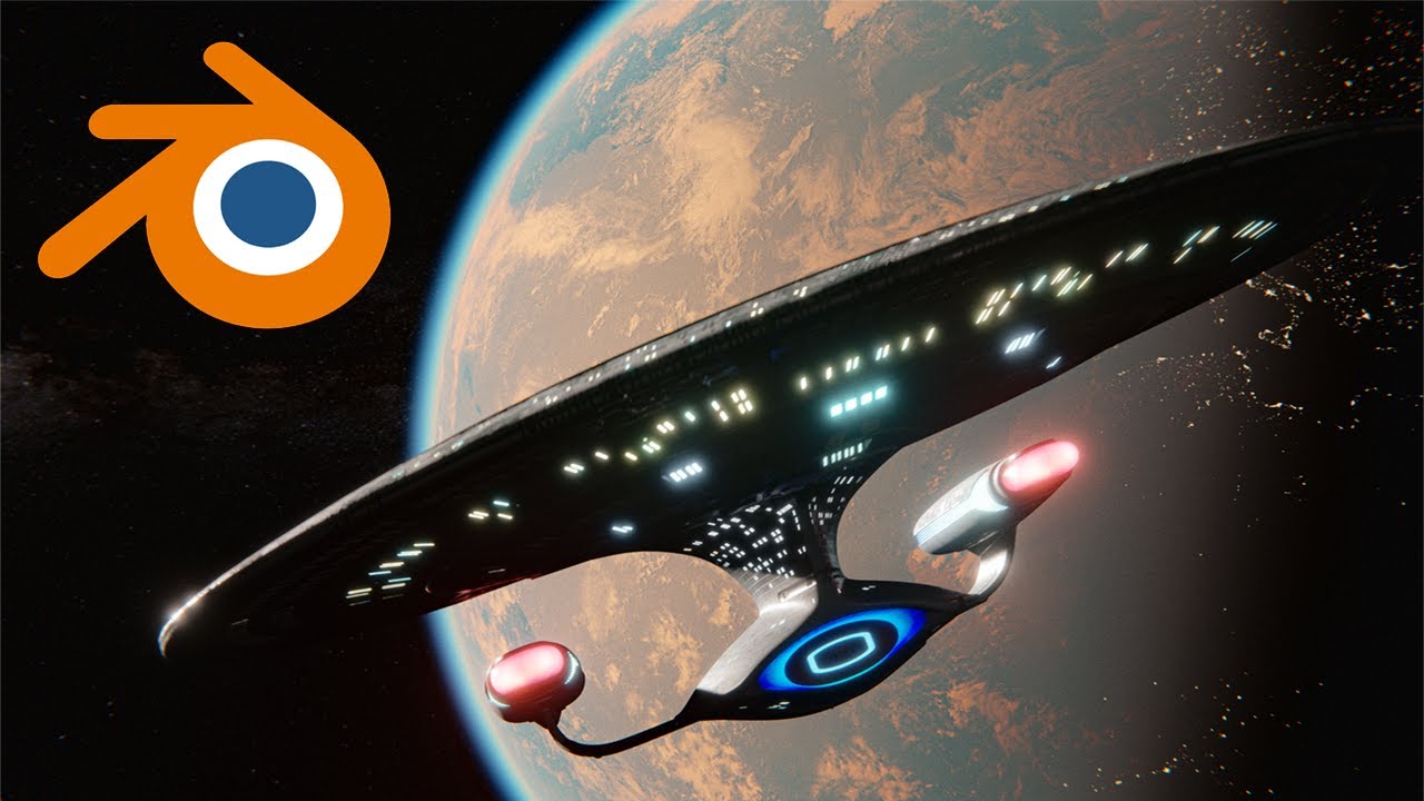Blender: Star Trek Render - YouTube