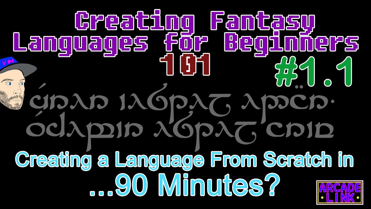 Creating a Language From Scratch in 90mins | Creating Fantasy Languages ...