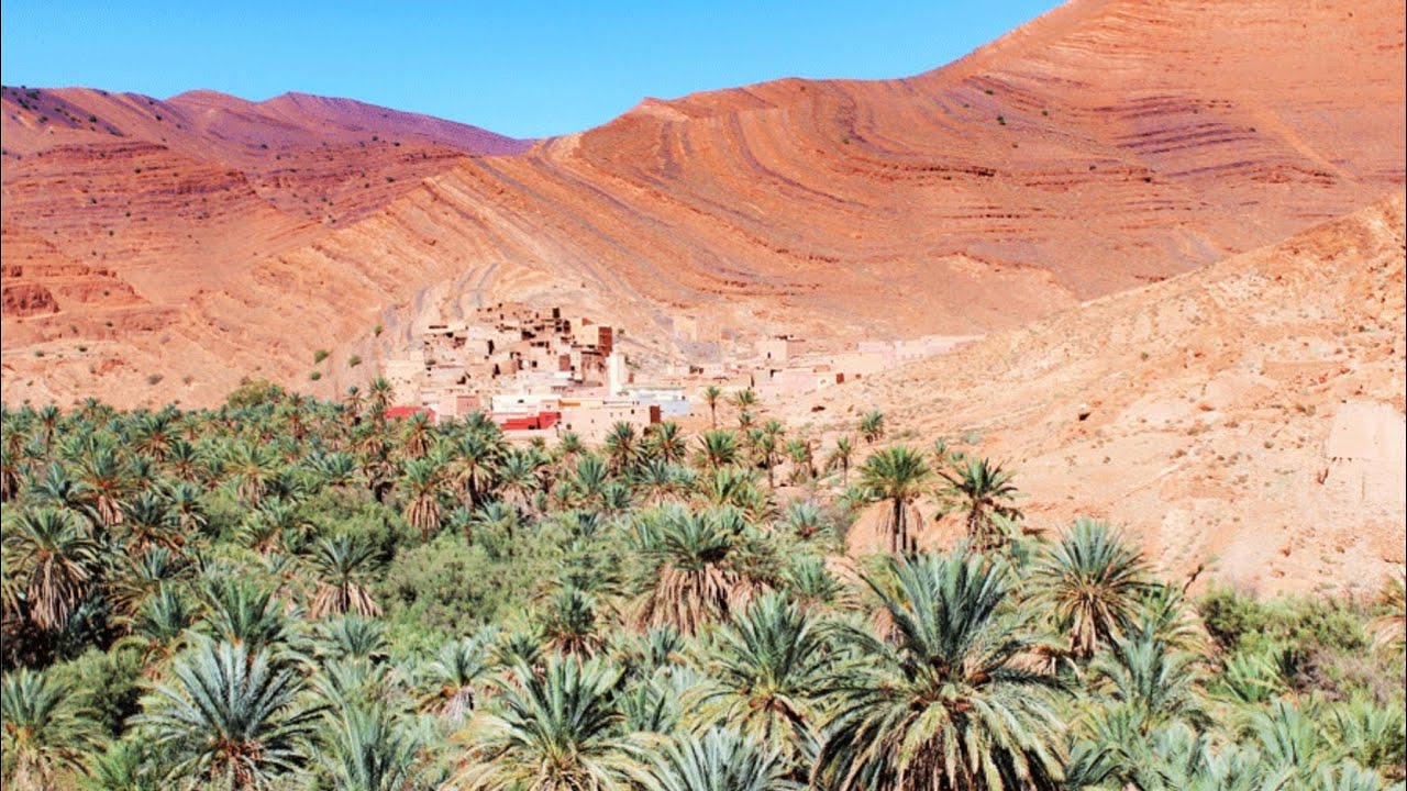 Rural Morocco is Beautiful and Calm! #touring the colorful Ait Mansour ...