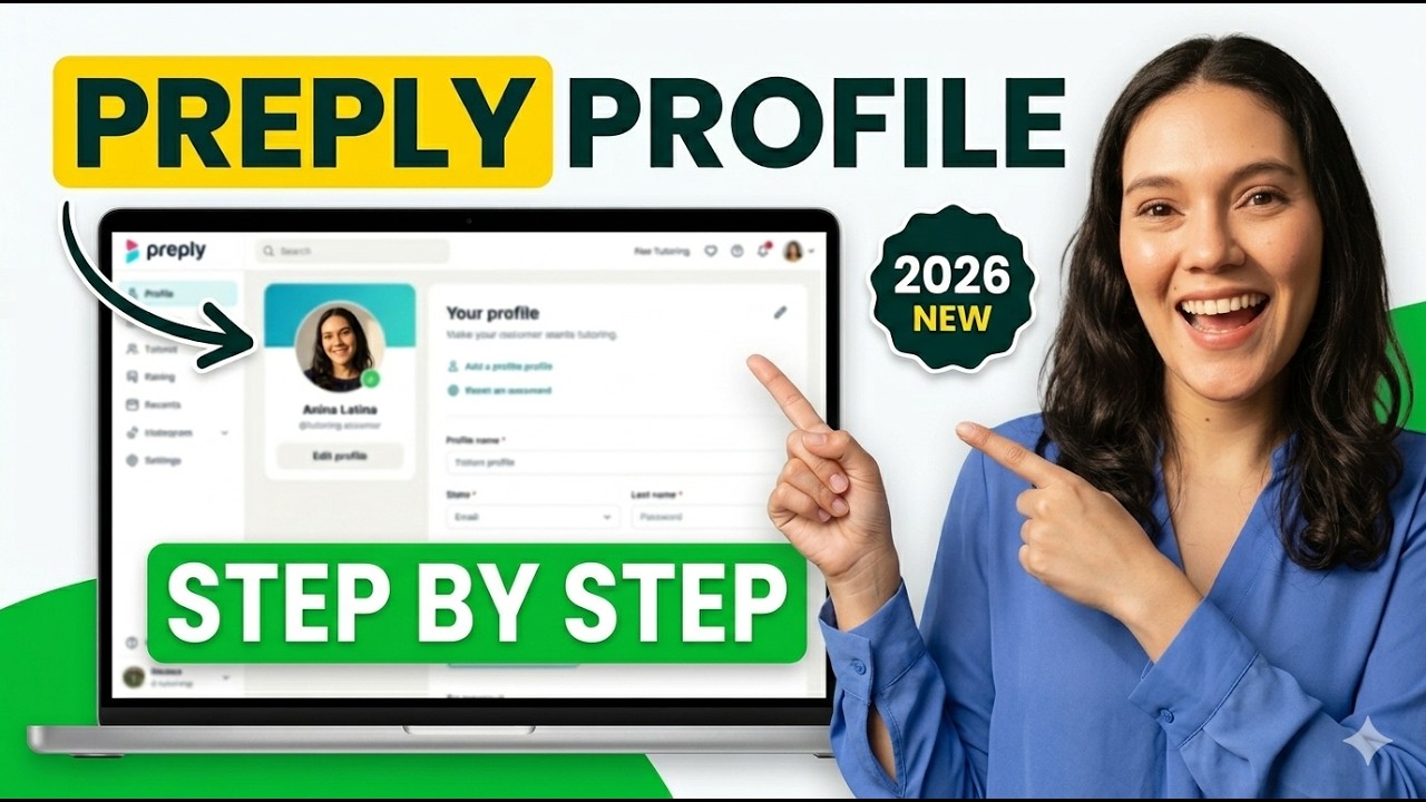 Cómo crear tu perfil en Preply paso a paso | Guía completa 2026 - YouTube