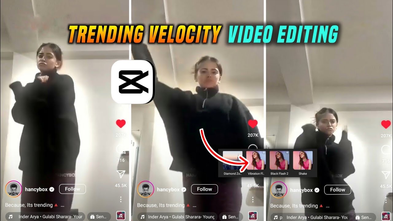 Instagram Viral Velocity Video Editing | Velocity Video Editing In Capcut Apps - YouTube