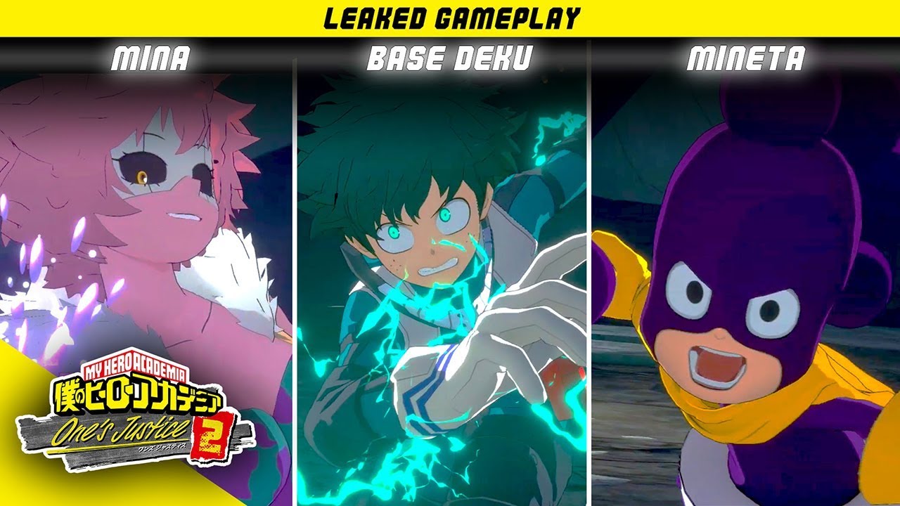 NEW BASE DEKU LEAKED GAMEPLAY!!! My Hero Academia: One's Justice 2 ...