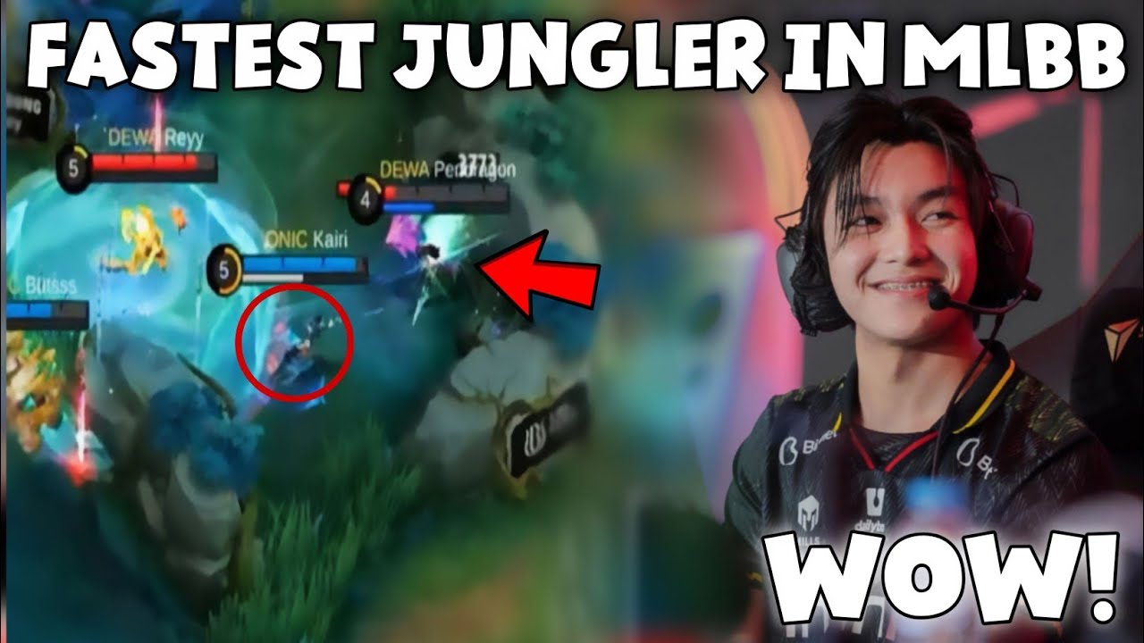 ONIC KAIRI PROVING THAT HE IS THE FASTEST JUNGLER IN MLBB. . . 🤯 - YouTube