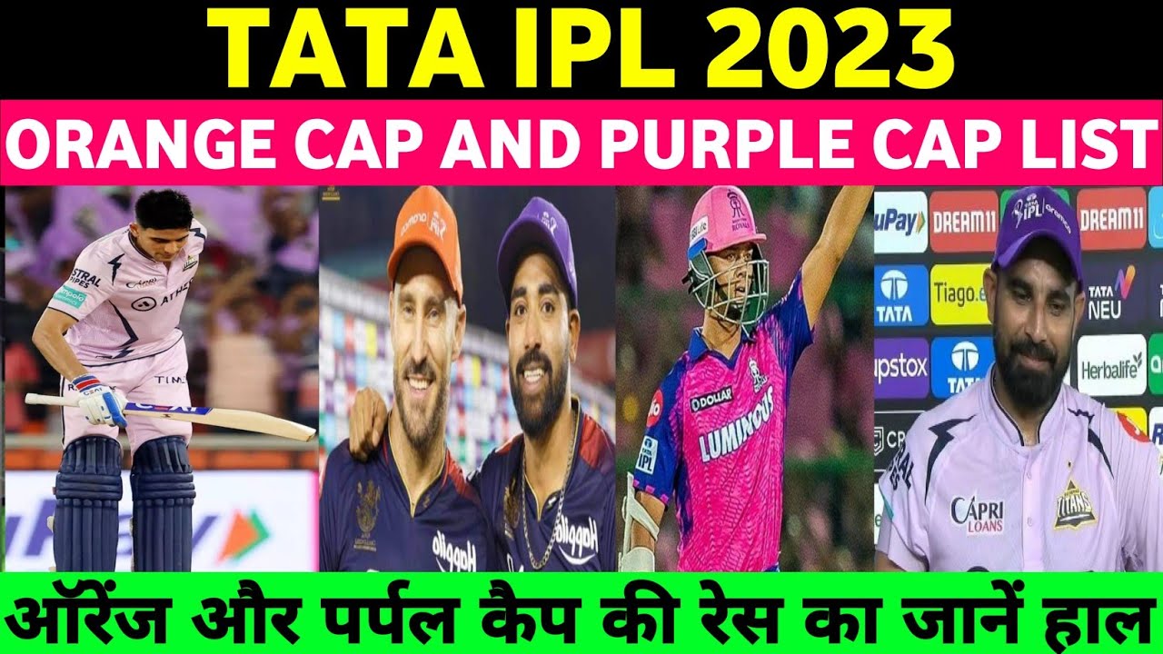 IPL 2023 ORANGE CAP AND PURPLE CAP LIST-Most Runs in IPL 2023, Orange ...