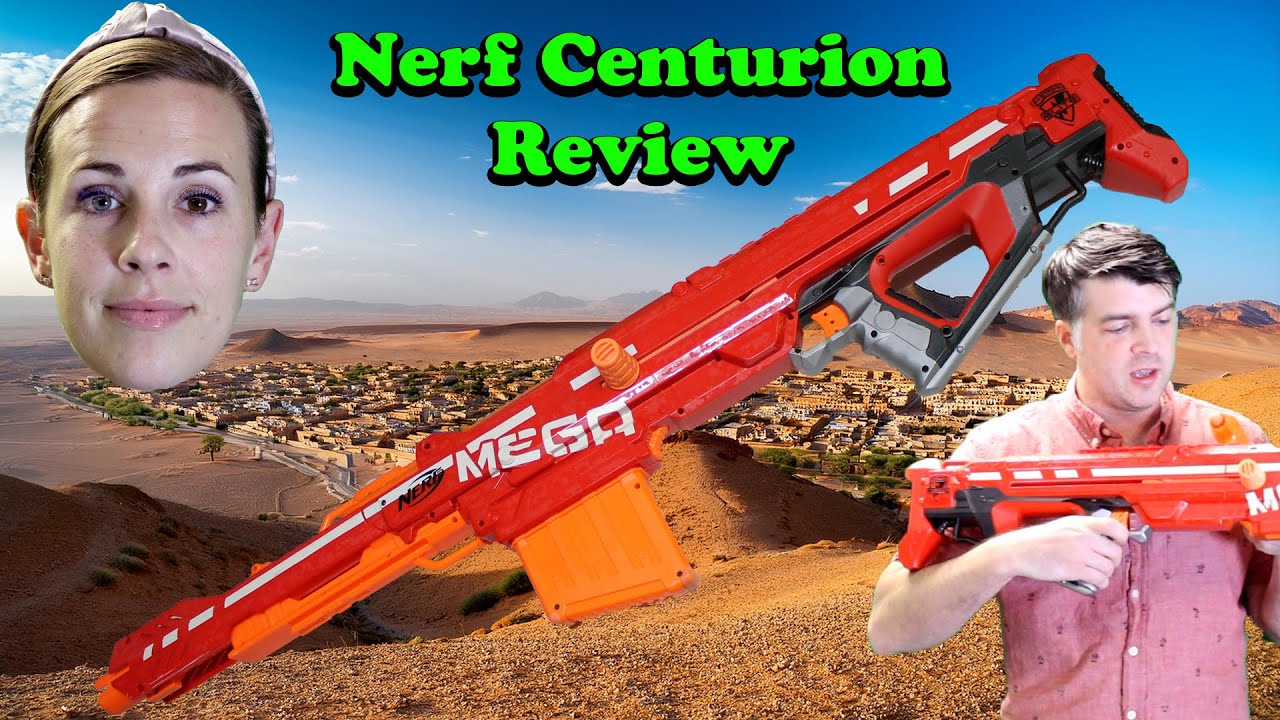 Nerf Centurion Review and Distance Test - Flake and Flosh - YouTube