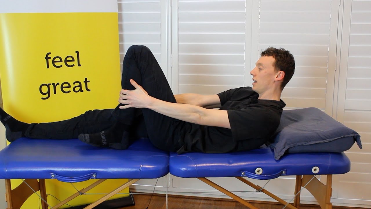 Twisted knee sports injury Physio tips - YouTube