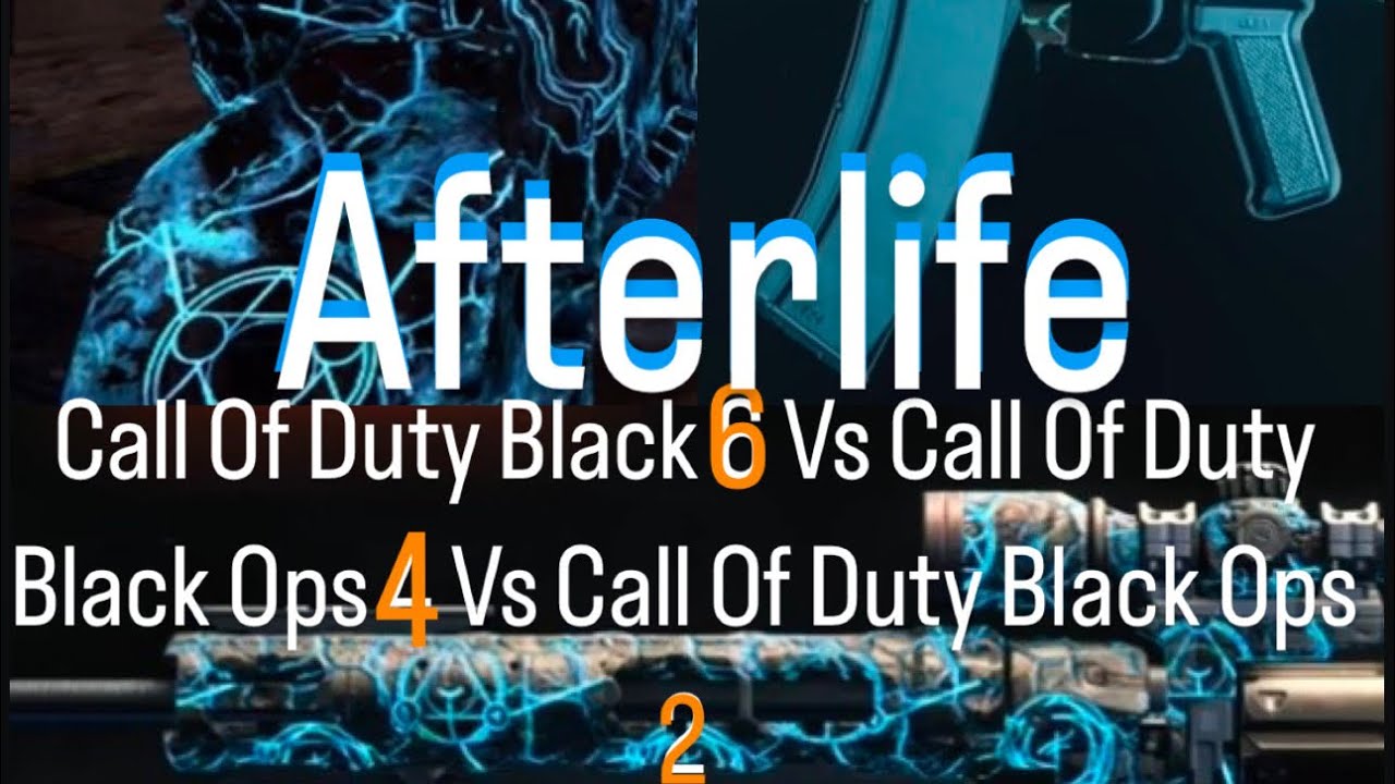Call Of Duty Black Ops 6 Afterlife Camo Vs Black Ops 4 & 2 - YouTube